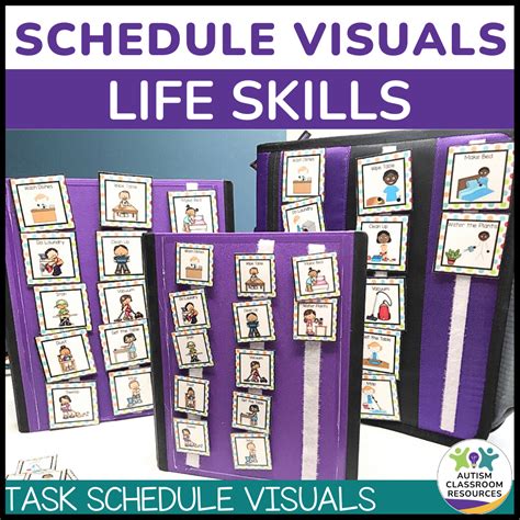 Autism Classroom Life Skills Mini Activity Schedules For Special