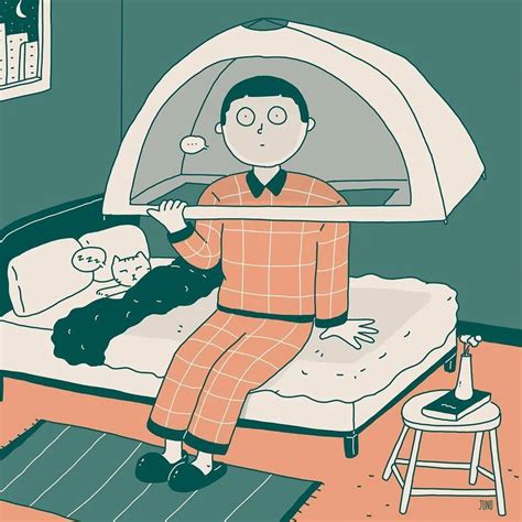他把胡思乱想的全都用插画画了出来，脑洞真大！ 学习经验分享