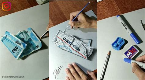 Cool 3d Drawings In Pencil