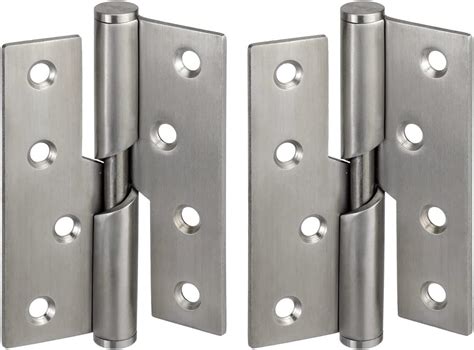 Pair Of Door Hinges Rising Butt Handed Right Lift Off Hinge 100mm X