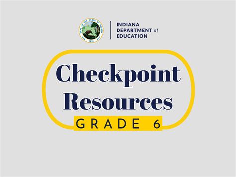 Learning Lab Grade 6 Ilearn Checkpoint Resources