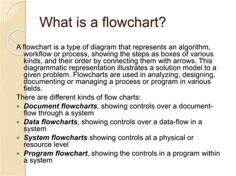 Introduction To Flowcharts Micro And Macro Flowchart Pptx