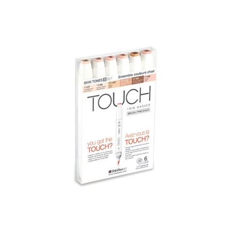 Set 6 Rotuladores Touch Piel B