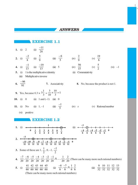 Exercise 1 1 Answers Pdf Rectangle Elementary Geometry
