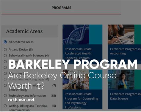 Are Berkeley Online Courses Worth It