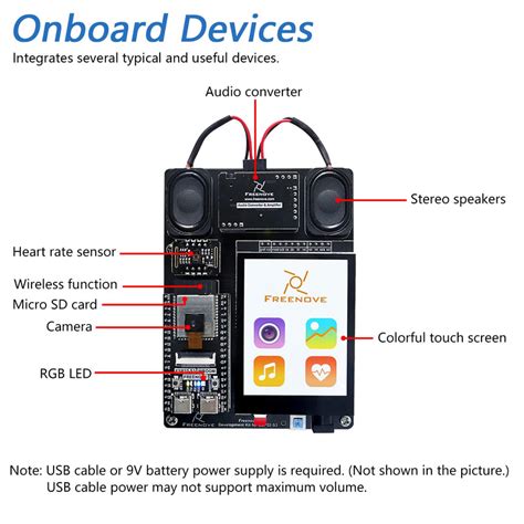 freenove development kit for esp32 s3 compatible with arduino ide onboard camera wireless
