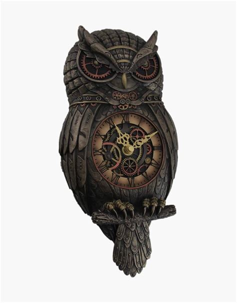 Tabletop Owl Clock At Adela Spooner Blog