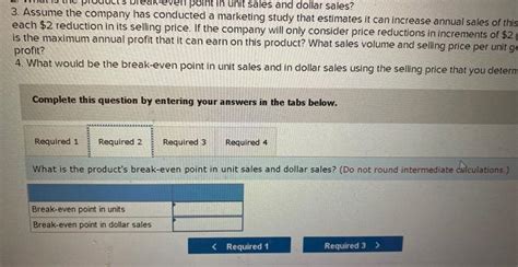 solved problem 5 19 algo break even analysis pricing