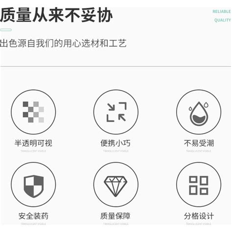 Romance Taşınabilir Mini Altı Bölmeli Hap Saklama Kutusu Fiyatı