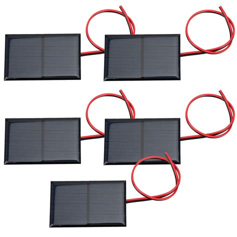 Buy 5pcs Mini Solar Cells Dc 2v 300ma Mini Solar Panels Solar Battery