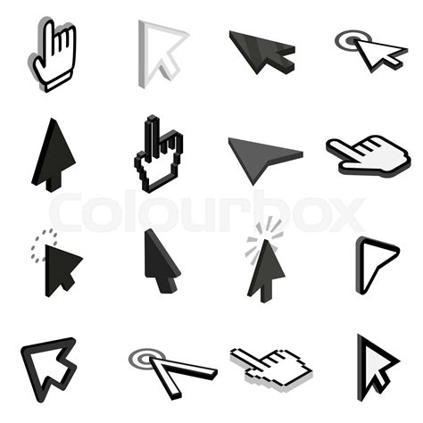Maus Computer Cursor Stock Vektor Colourbox