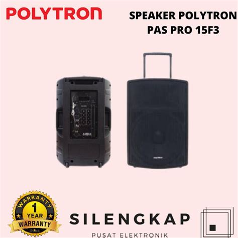 Jual Speaker Polytron Pas Pro 15f3 15 Inch Dilengkapi Fm Radio Shopee Indonesia