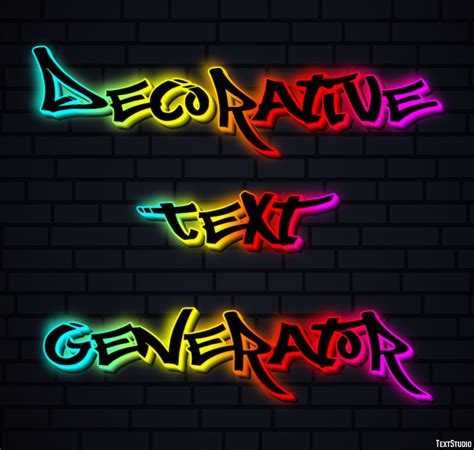 Decorative Text Generator Text Effect and Logo Design Font