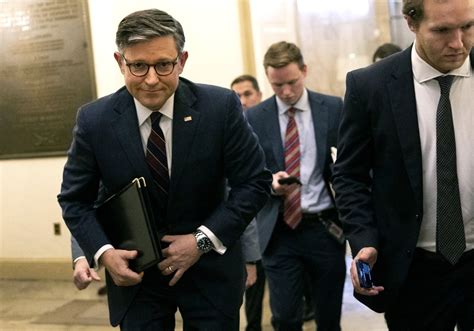 Full List Of Republicans Who Voted Against Mike Johnsons Funding Bill