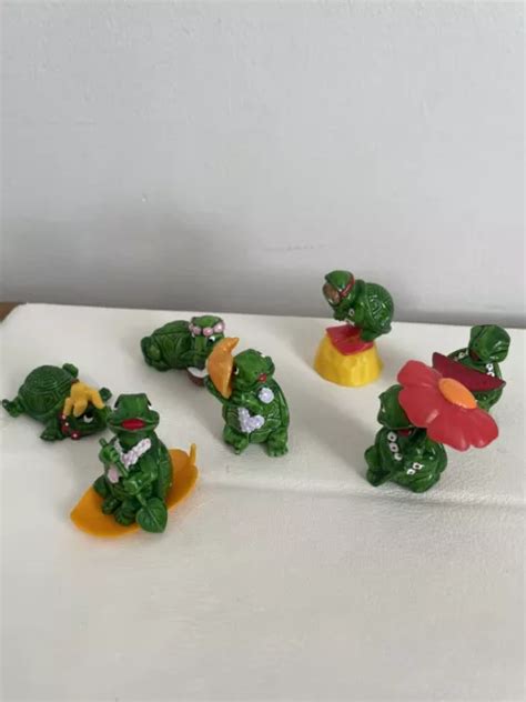 Kinder Surprise Egg Toys Terrapin Turtles Set Of 7 1991 Eur 16 02
