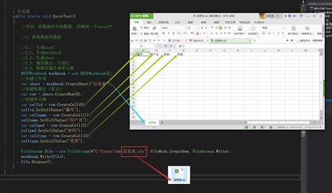 C将数据写入excel导出 羁 博客园