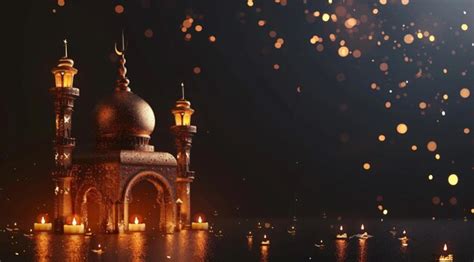 Eid Theme Background Design Premium Ai Generated Image