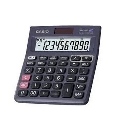 Simple Black Casio Calculator Size Standard Calculator Model Number