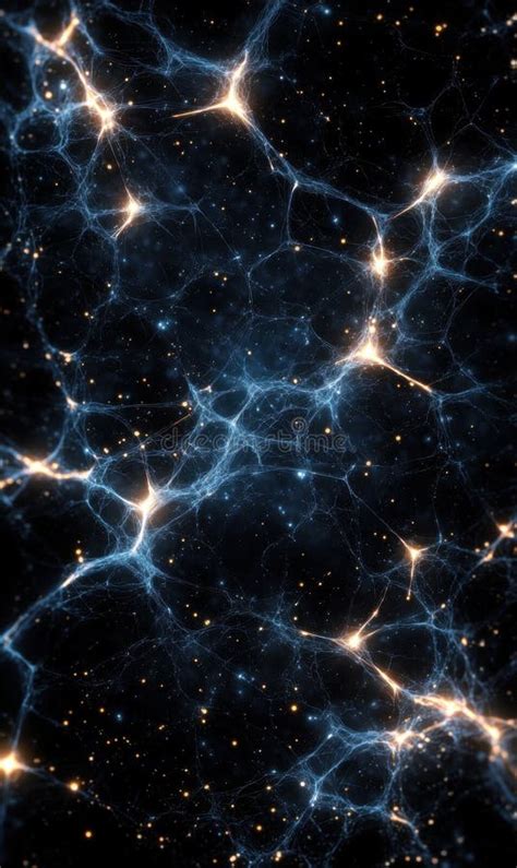 Abstract Neural Network Background Stock Illustration Illustration Of
