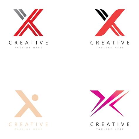 Premium Vector Letter X Logo Icon Design Template Elements