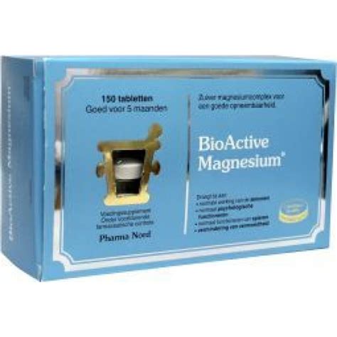 Bioactive Magnesium Pharmanord 150tab De Gezondheidslijn