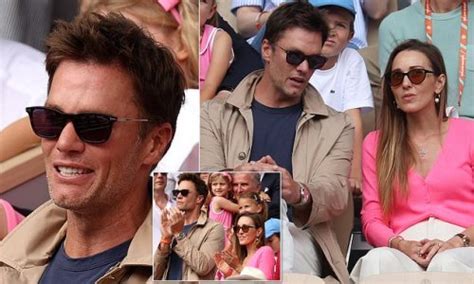 Tom Brady Sits Alongside Novak Djokovics Wife As He Watches His Tennis