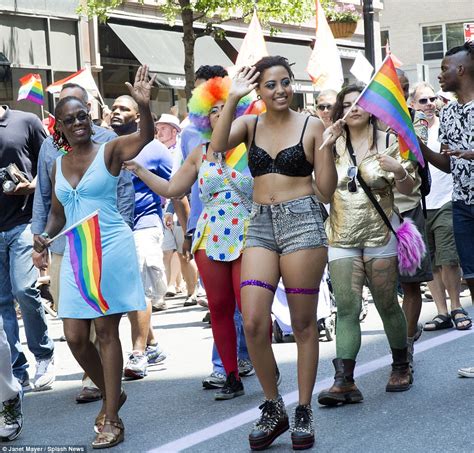 Gay Pride Parades Step Off Across The Us Daily Mail Online