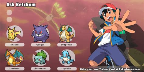My Ash Kanto Team Rpokemonanime