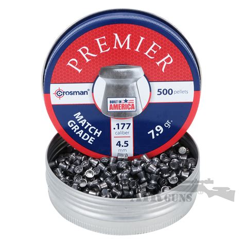 500 Match Grade Premier Crosman Flat 177 Airgun Pellets Just Air Guns