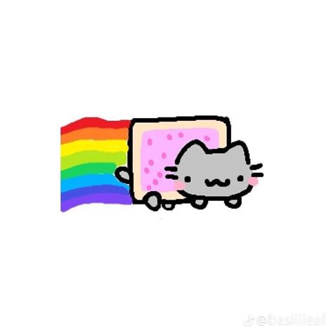 Basilleaf Cat In 2024 Kawaii Cat Drawing Cute Doodles Drawings Cute Doodles