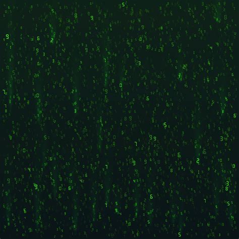 Hex Code Background Digital Data Stream In Green Colors Matrix Vector Illustration 35226829