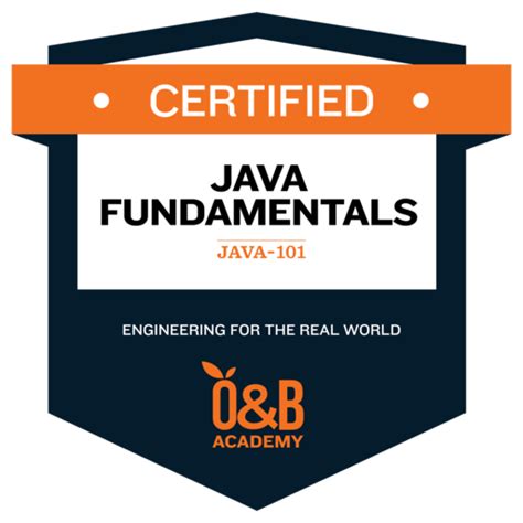 java 101 java fundamentals credly