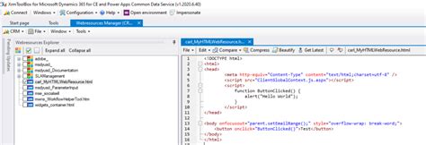 Fixing HTML Web Resources Breaking Bug In Dynamics 365 Carl De Souza