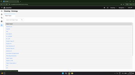 How To View The List Of Objects For A Specific Object Type V2