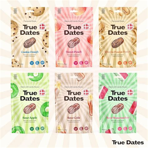 True Dates Variety 6 35 Ounce Bags Creamy Peanut Butter Cookie