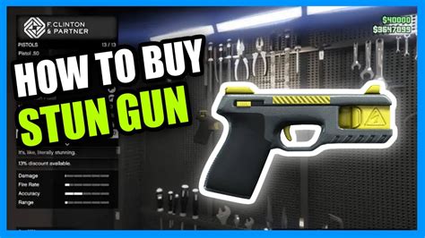How To Buy The Stun Gun In Gta Online Quick Guide Youtube
