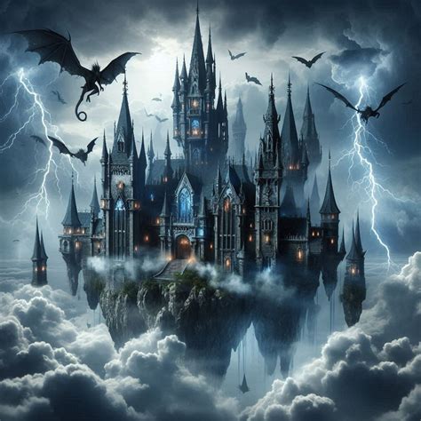 Evil Floating Castle Castle In The Sky James Van Der