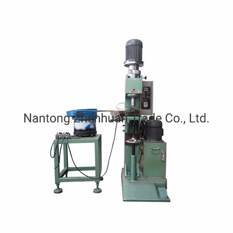 Semi Auto Hose Clamp Nut Riveting Machine Hose Clamp Nut Riveting