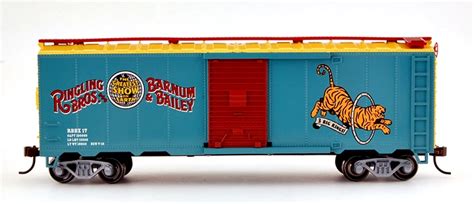 Bachmann Ho Scale Passenger Tiger Box Car Ringling Brothers Circus 16604 Ebay