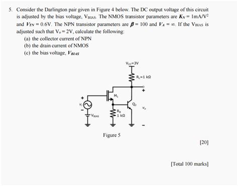 Solved Consider The Darlington Pair Given In Figure Chegg