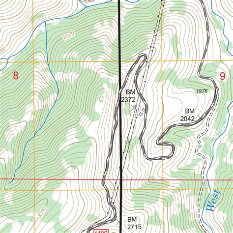 Buckskin Peak Or Fstopo Legacy Map By Us Forest Service Topo