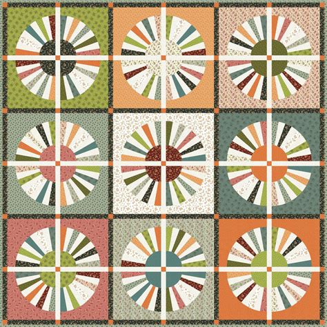 The Wagon Wheel Pattern Quiltex Inc
