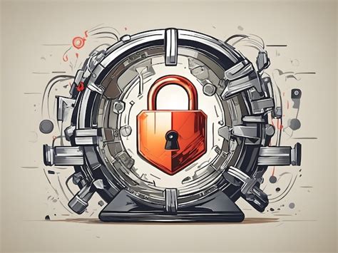 Premium Ai Image Flat Illustration Of Network Security Lock Concept