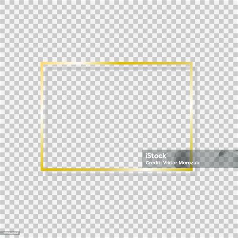 라이트 섀도우와 라이트가 있는 골든 테두리 프레임이 영향을 줍니다 최소한의 스타일의 골드 장식 기하학적 얇은 선 직사각형 모양의 그래픽 금속 호일 요소 0명에 대한 스톡