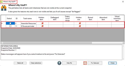 automatically hiding empty rows for onepager express for version 7 0