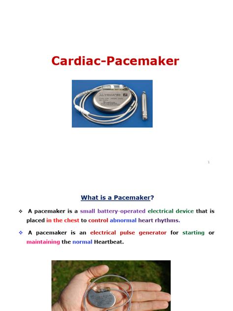 Cardiac Pacemaker 1727420313525 Pdf Artificial Cardiac Pacemaker
