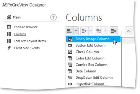 Gridviewdatabinaryimagecolumn Class Asp Net Web Forms Controls Devexpress Documentation