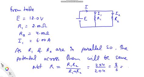 solved using the formulas for series and parallel circuits fill in the blanks in the tables