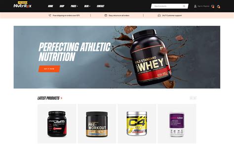 Nutritix Free Supplement Woocommerce Theme Wpopal