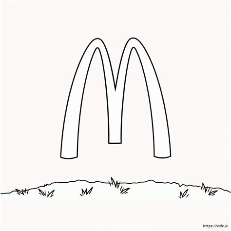 Logo Do Mcdonalds Para Colorir